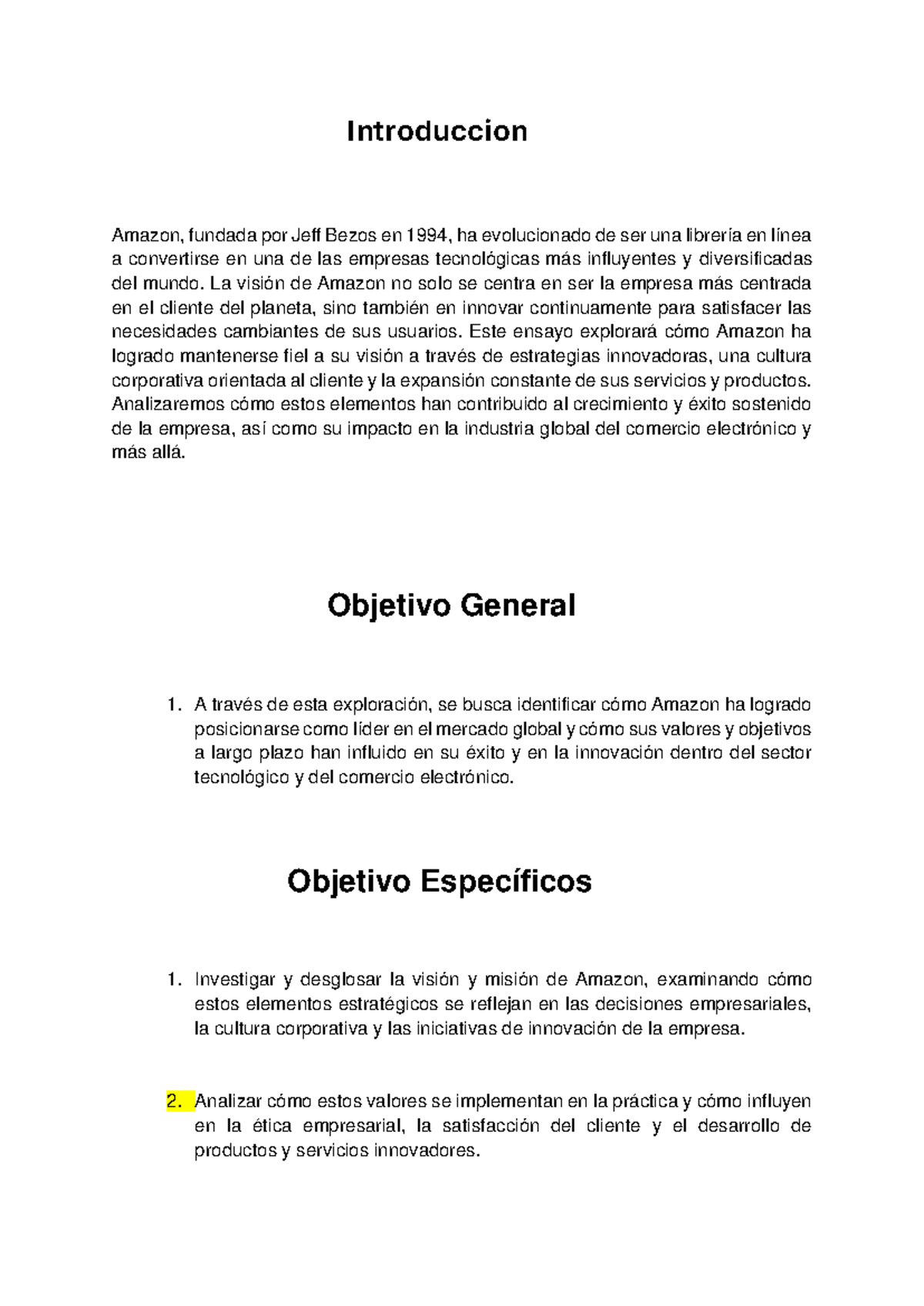 Misión, Visión y Valores Organizacionales de Amazon: Análisis ...