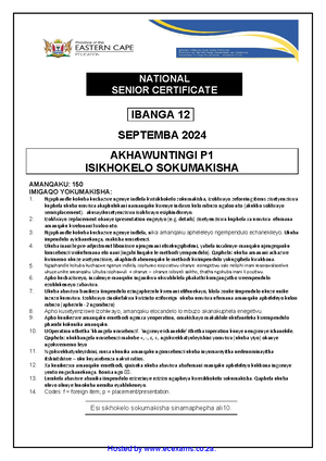EGD Paper 1 (2023) ENG - NATIONAL SENIOR CERTIFICATE GRADE 12 ...