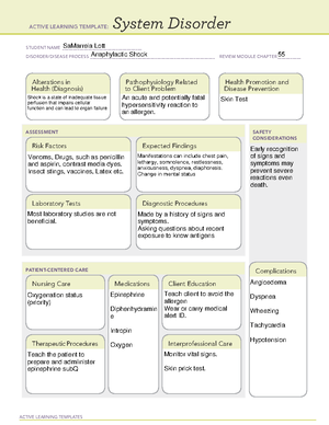 Pneumonia - template - ACTIVE LEARNING TEMPLATES System Disorder ...