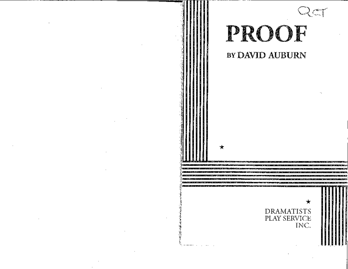 Proof Script for Class: An In-Depth Analysis and Practice Guide - Studocu