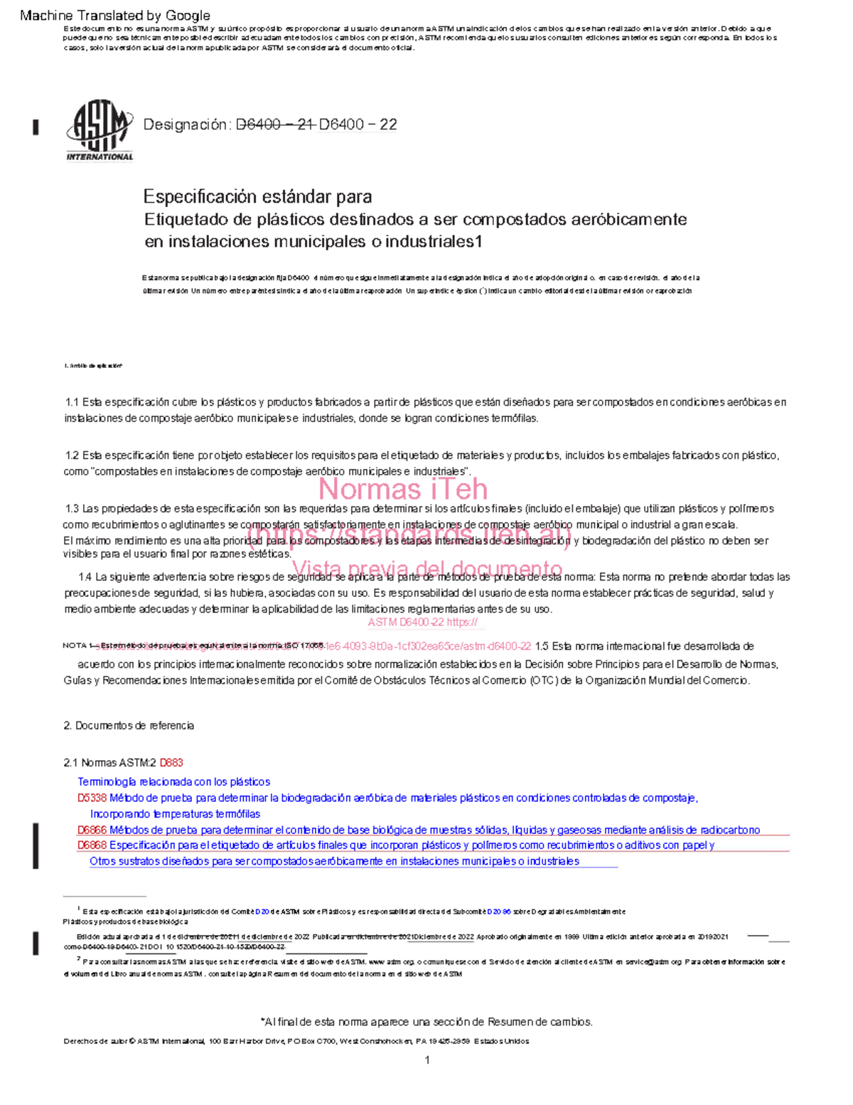 ASTM D6400-22 - Normativa sobre Biodegradabilidad de Plásticos ...