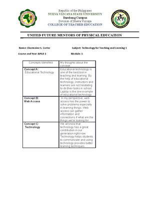 HOPE 4 Module 1 - Health optimizing PE (H.O.P) 4: RECREATIONAL ...