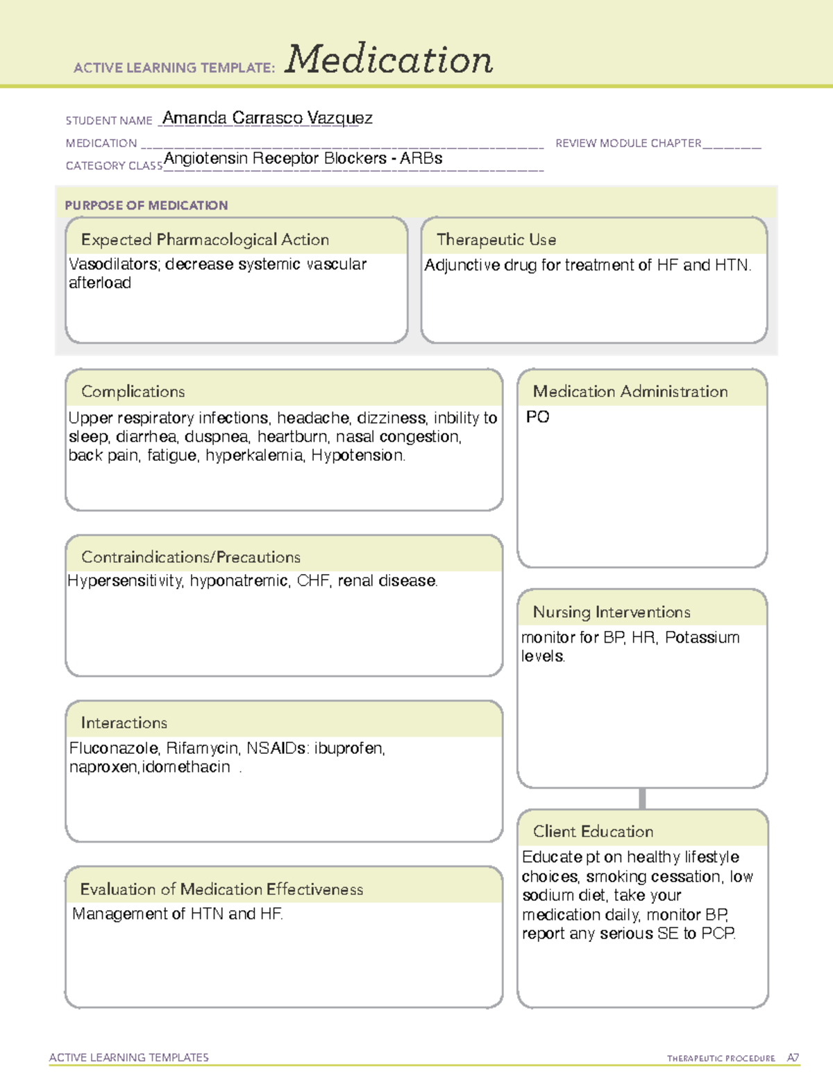 ARBS Template - ACTIVE LEARNING TEMPLATES THERAPEUTIC PROCEDURE A ...