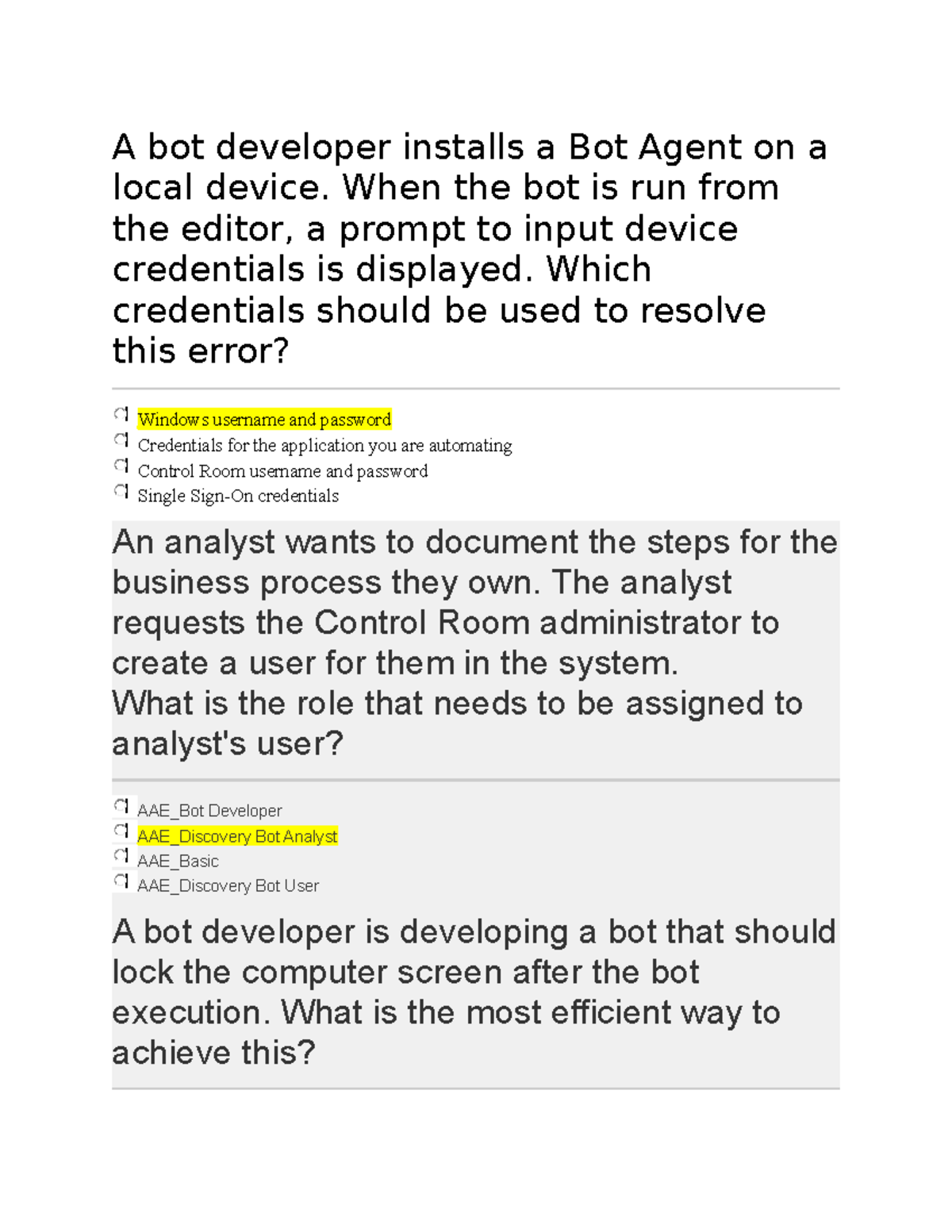 A360 Automation Anywhere - Essential Bot Development Concepts - Studocu