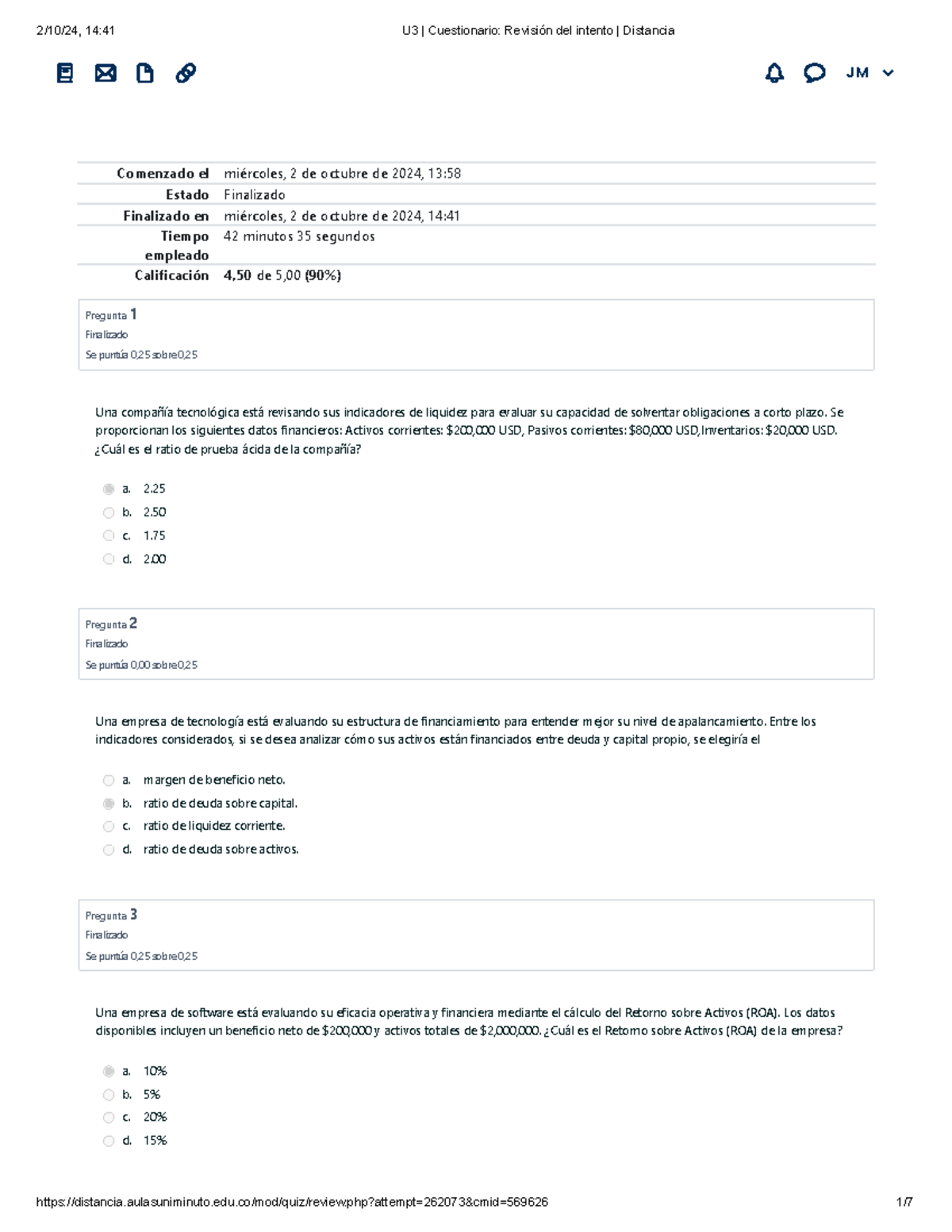 Contabilidad 3 - Resumen sdsdsd - Comenzado el miércoles, 2 de octubre ...