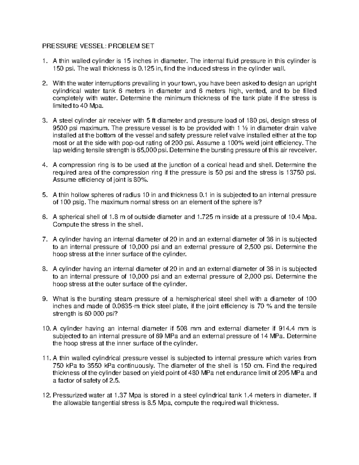 Toaz - Problem set, theory. - THEORY 1. PROBLEM SET #1. The floor ...