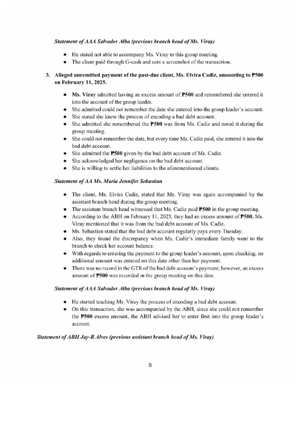 Case Study on Unremitted Payments and Transaction Discrepancies (B1053 ...