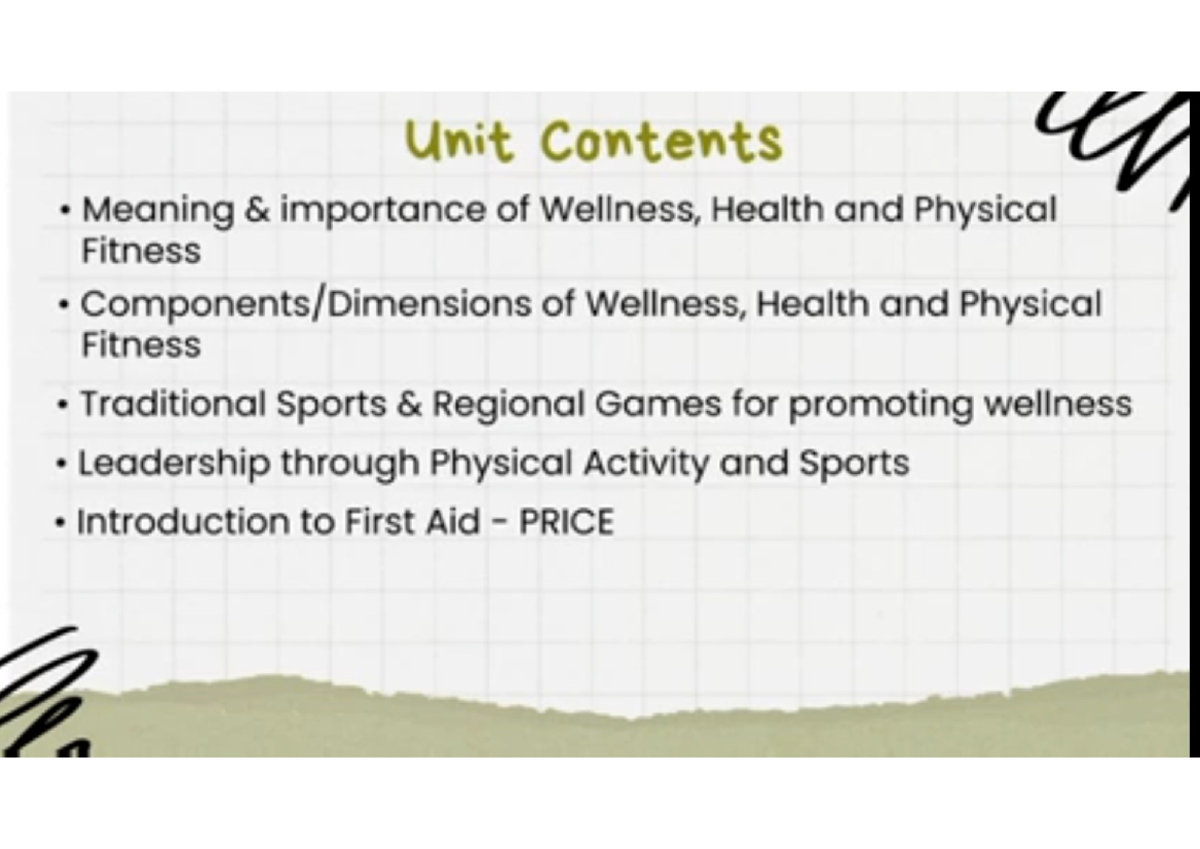 Gr 11 Phy. Edu. Ch. 5 - Key Concepts on Wellness, Health & Fitness ...