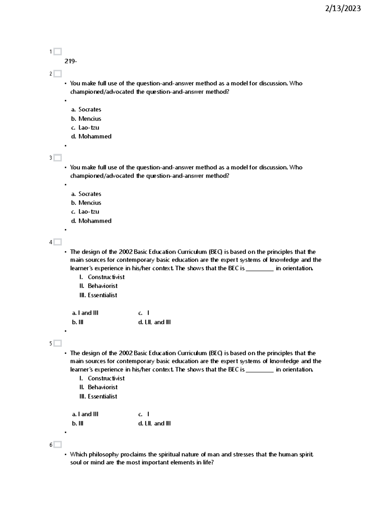 Professional Education Part 20 - 219- You make full use of the question ...