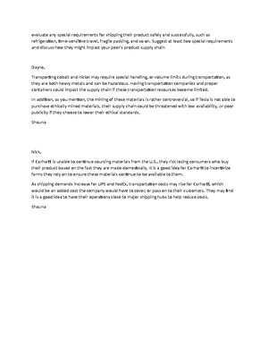 QSO-330 Final Project - 7-1 Final Project: Supply Chain Evaluation Rena ...