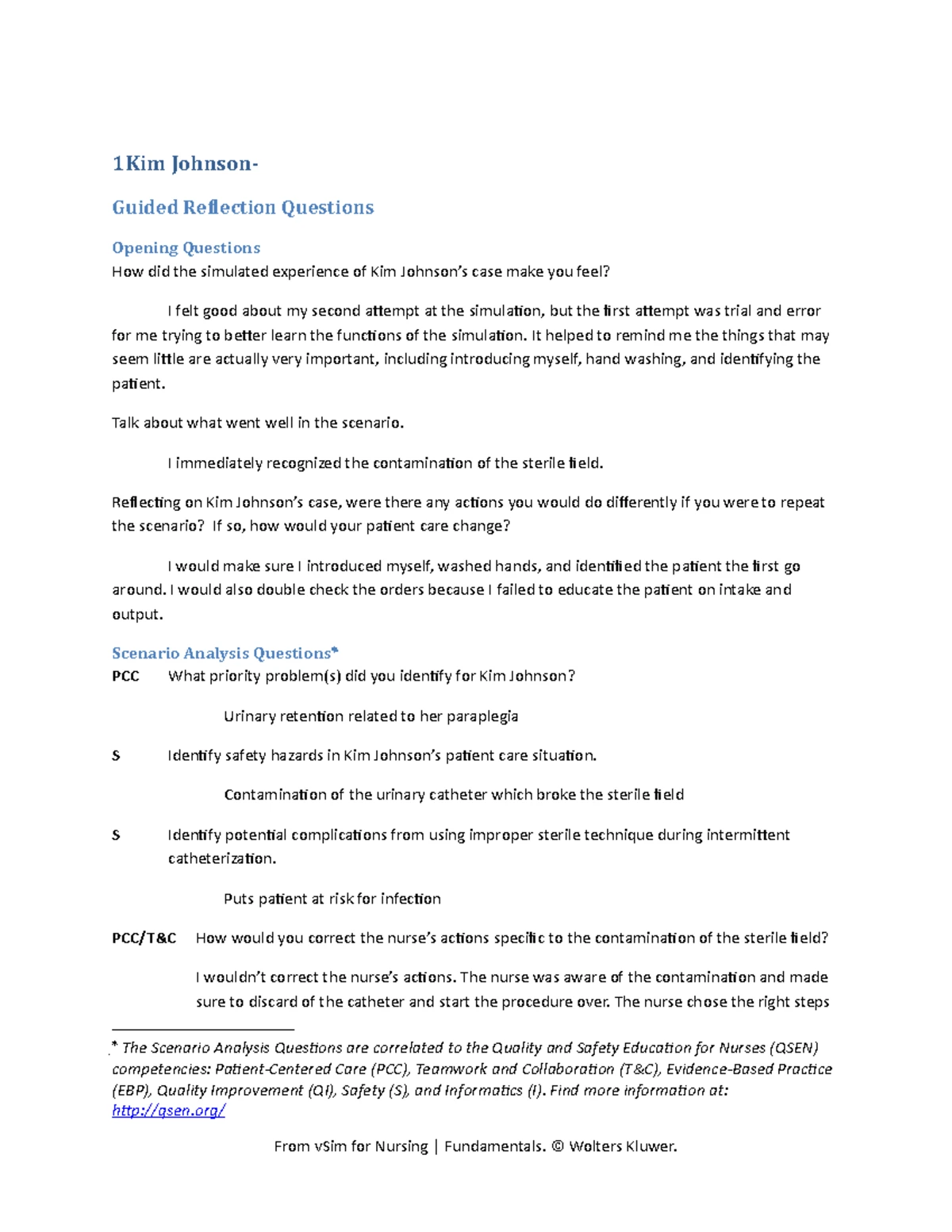 Kim Johnson vsims - vsim - Kim Johnson Documentation Assignments 1 ...