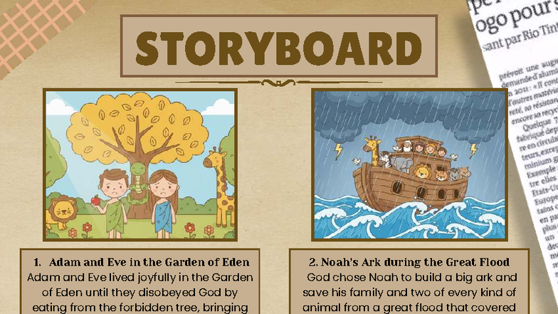 Storyboard 2 - AETFDREY: Key Biblical Events Explained - Studocu
