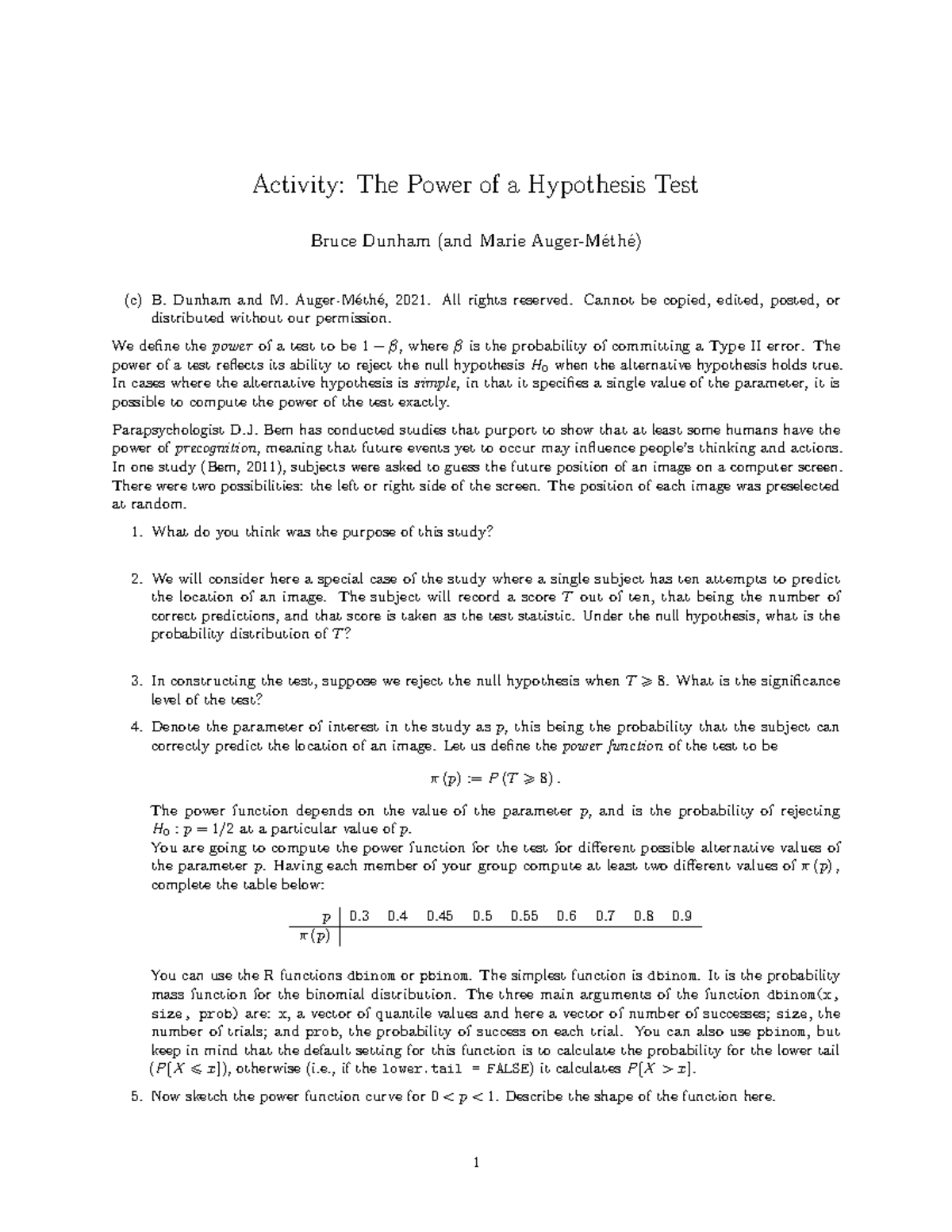 Activity: Understanding the Power of Hypothesis Testing (05-Power-act ...