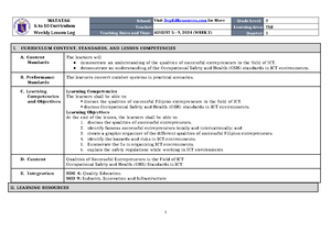 TLE G7 Matatag CG - TECHNOLOGY AND LIVELIHOOD EDUCATION (TLE) GRADE 7 ...