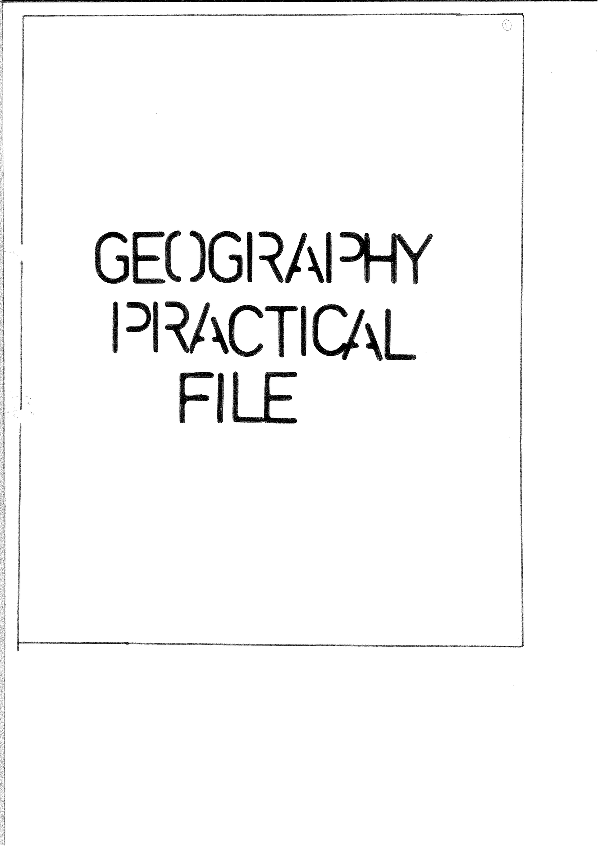 Geography Practical File: Data Analysis & Central Tendency Concepts ...