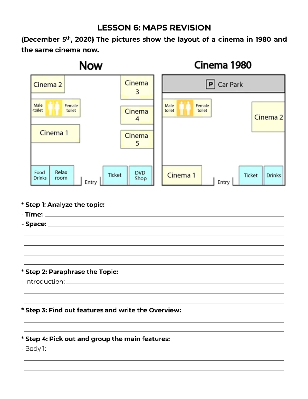 HO4 - Maps Revision: Comparing Cinema Layouts from 1980 to Present ...