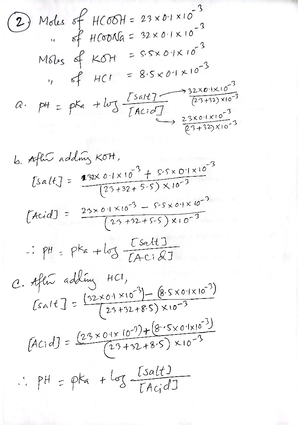 Exp-5 - Practical - CHEMISTRY LABORATORY [CHEM 102] EXPERIMENT NO. : 05 DATE: NAME OF THE ...