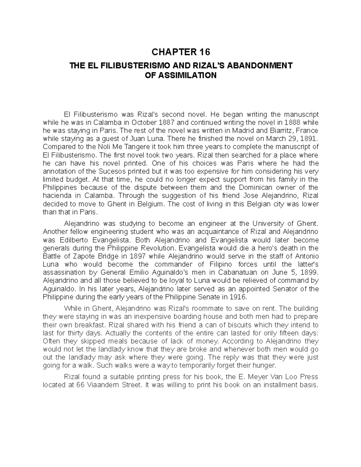 Chapter 16: Rizal's El Filibusterismo and the Quest for Publication ...