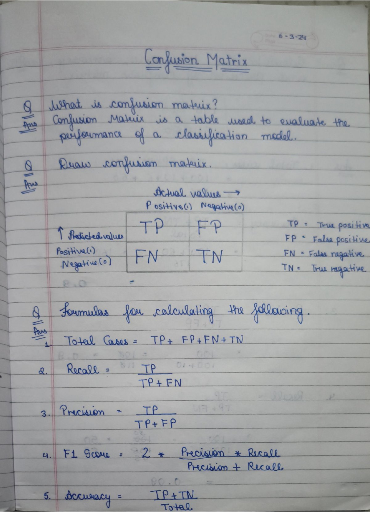 AI Class 10 - Confusion Matrix and Artificial Intelligence Overview ...
