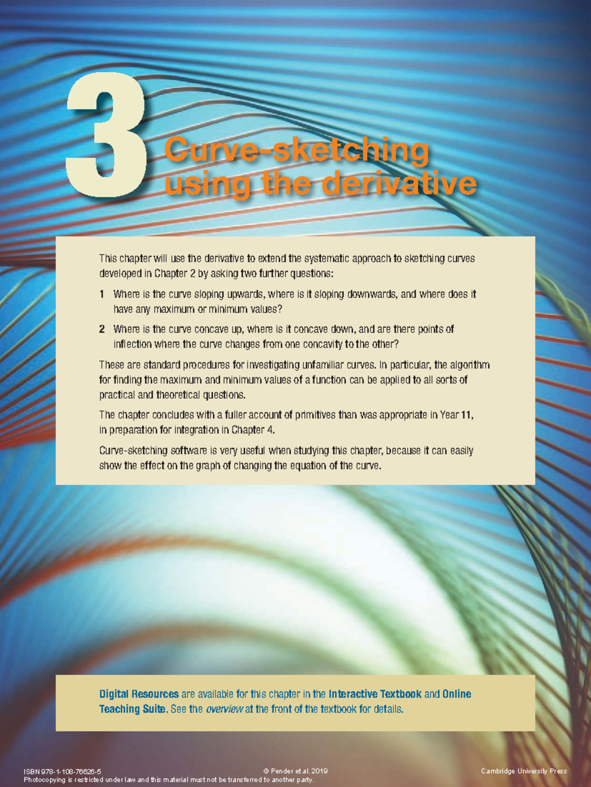 Chapter 3 Curve-Sketching Using the Derivative (MATH101) - Studocu