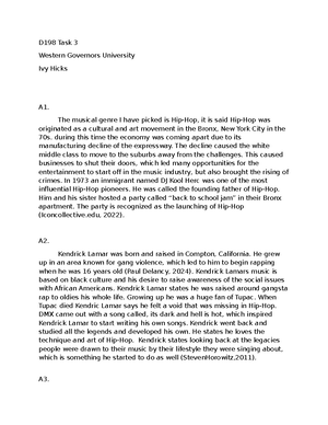 Task 1 List B - This is the assignment Task 1, List B of Global Arts ...