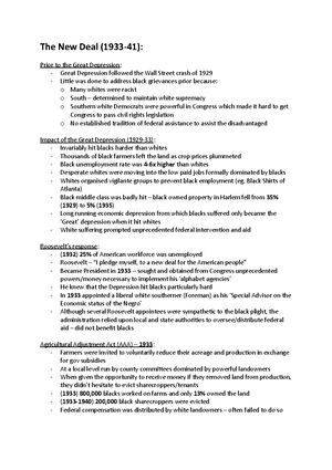 Edexcel A Level History, Paper 3: Civil rights and race relations in ...