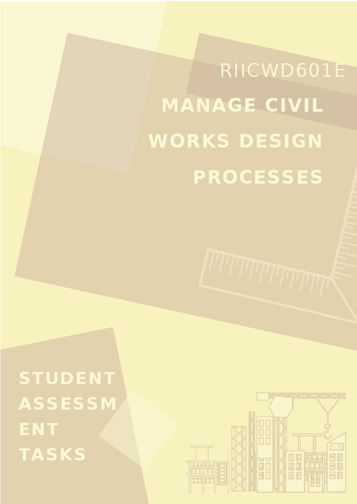 Assignment Answers for RIICWD601E: Manage Civil Works Design Processes ...