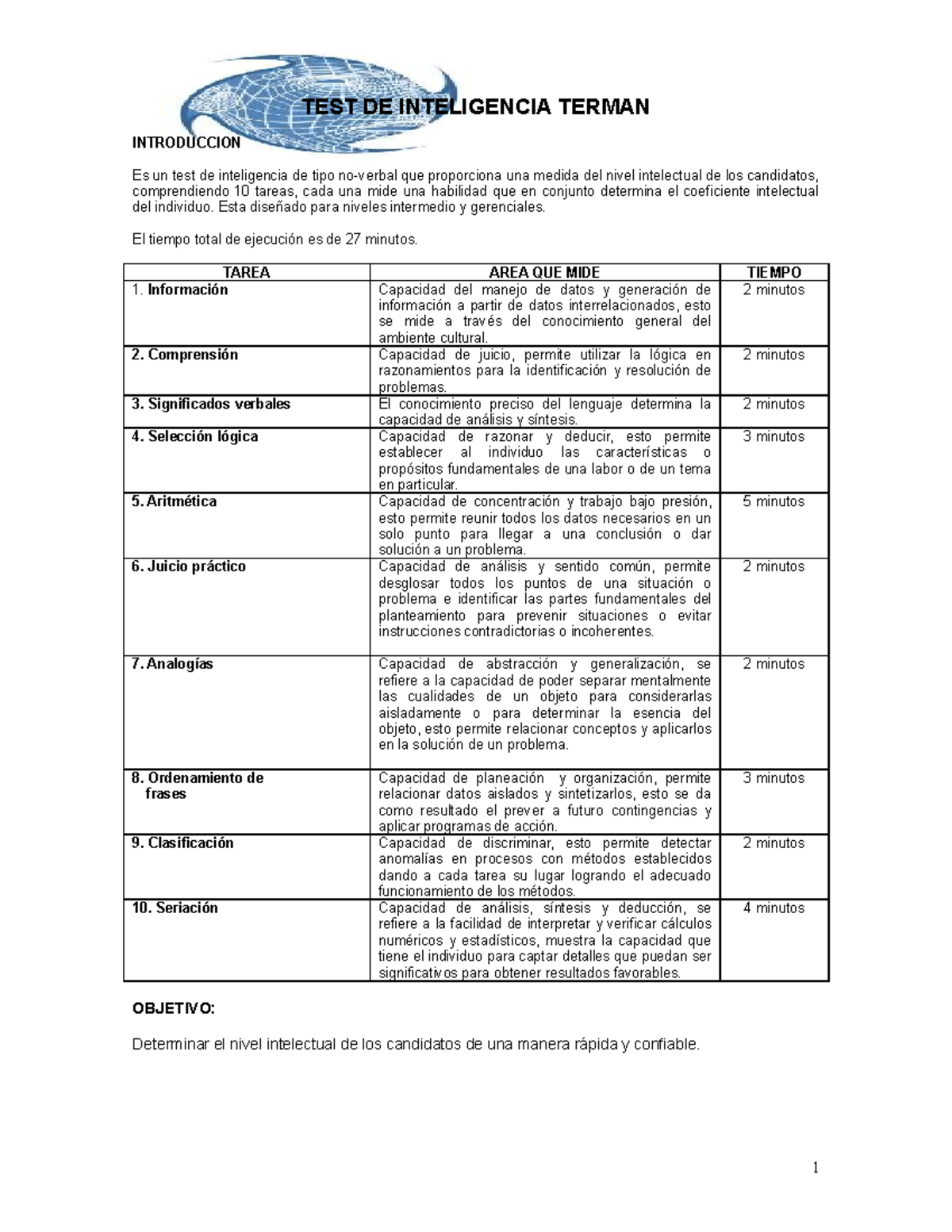 Manual Terman prueba psicométrica - TEST DE INTELIGENCIA TERMAN ...