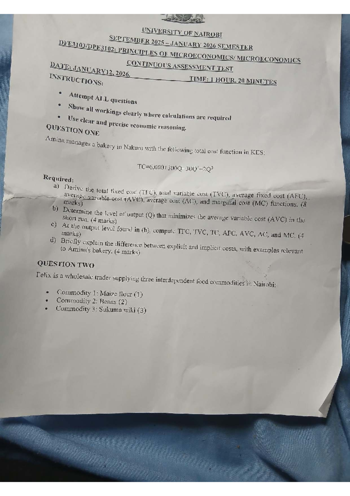 MICROECONOMICS CAT: PRACTICE QUESTIONS & SOLUTIONS (JAN 2026) - Studocu