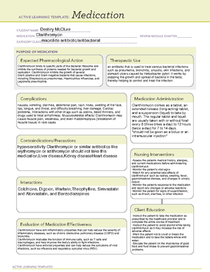 ACTIVE LEARNING TEMPLATE Epinephrine - ACTIVE LEARNING TEMPLATES ...