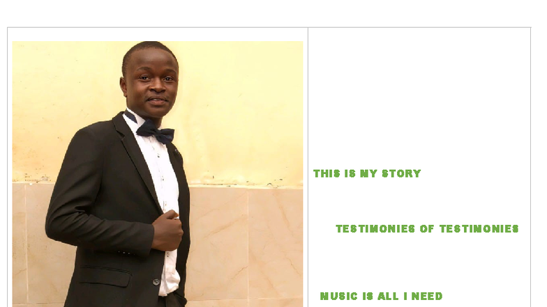 My Story: Testimonies of Hope - BGF YN YUTF - Studocu