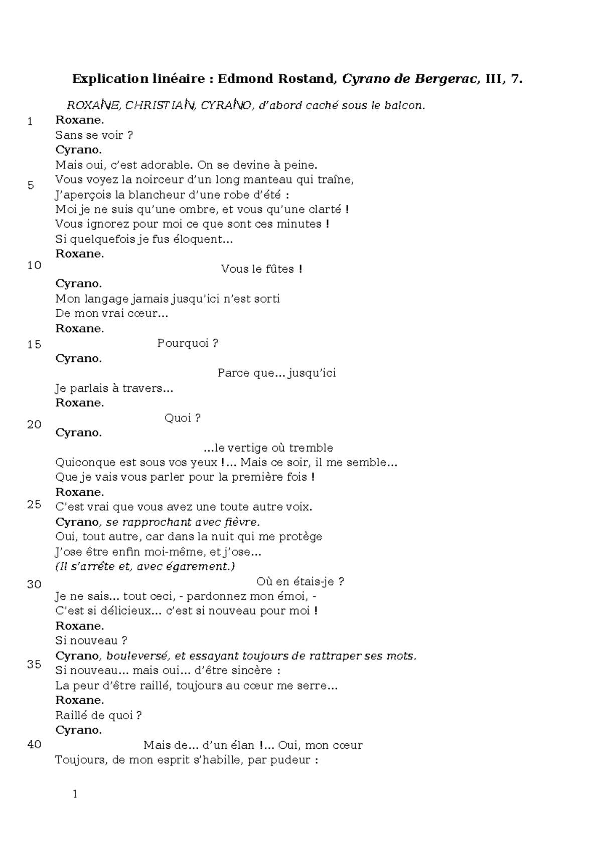 Explication linéaire : Ma Bohème (Rimbaud) - Séquence 4 (15) - Studocu