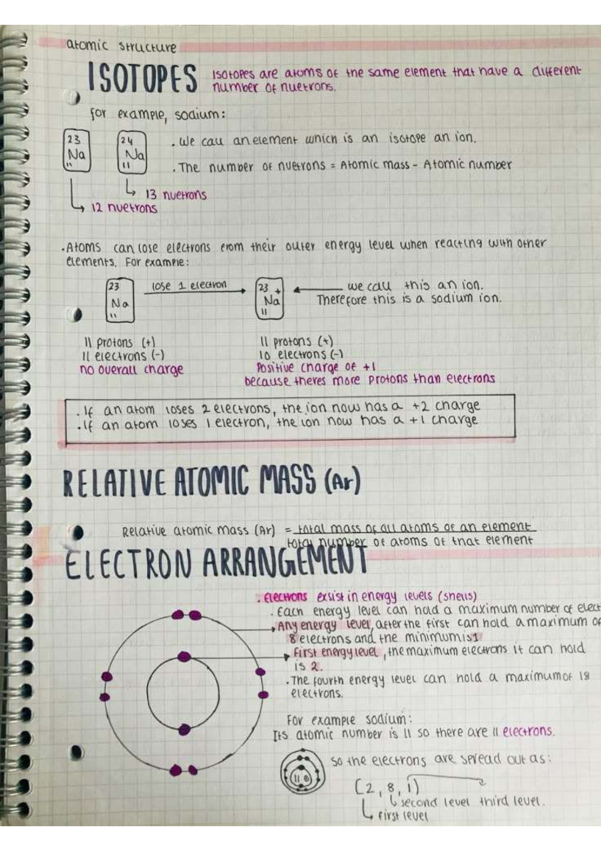 GCSE Chemistry Notes: Atomic Structure and Elements Overview - Studocu