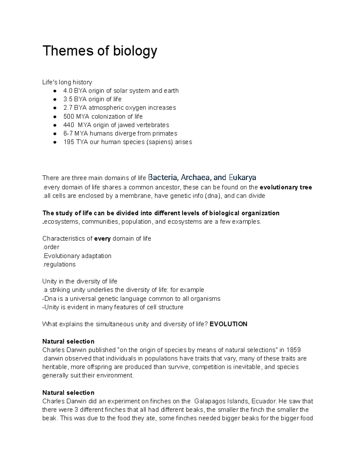 Biology Exam 1 Notes: Macromolecules, Chemical Bonds, & Life Essentials ...