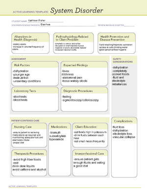 Constipation system disorder - ACTIVE LEARNING TEMPLATES System ...