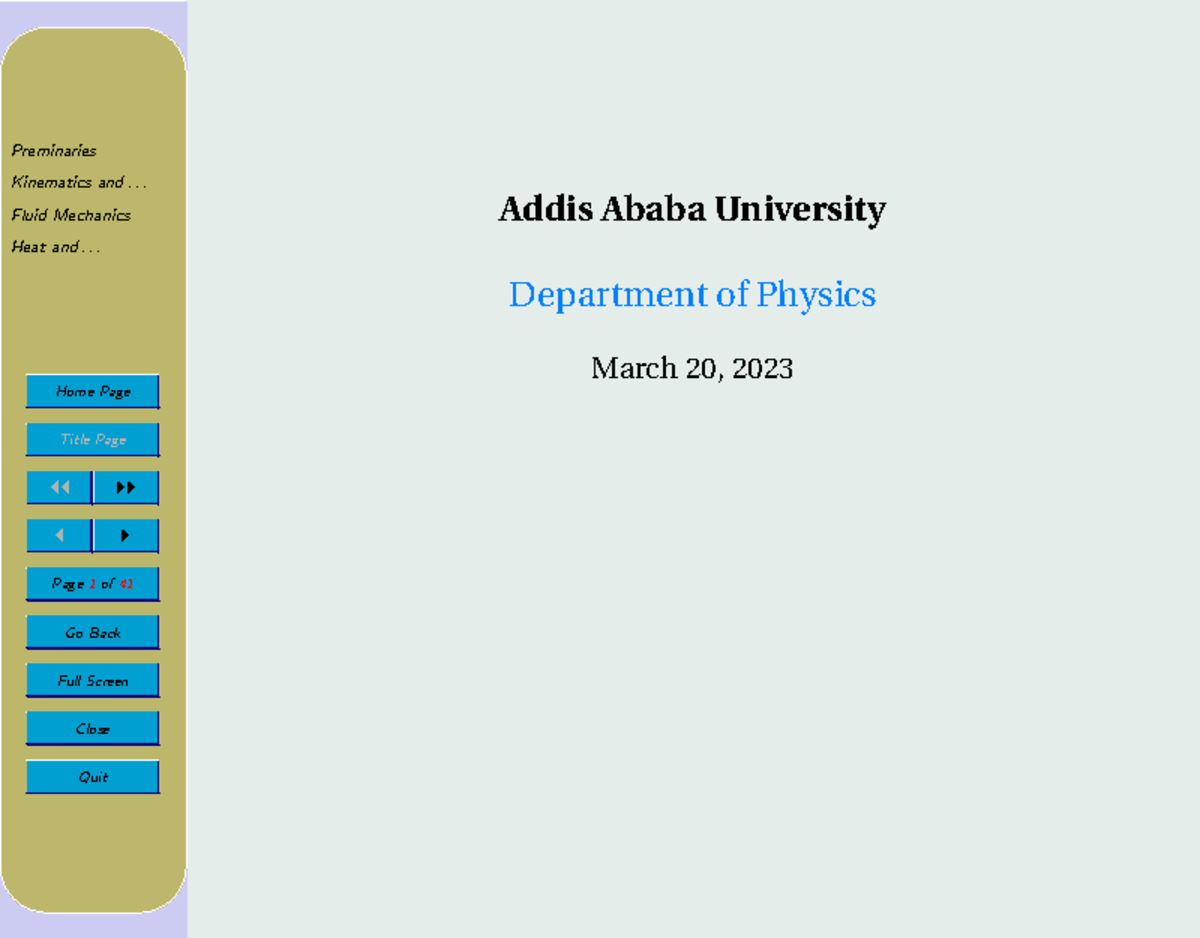 Physics 101: Chapter 2-4 Summary on Kinematics & Fluid Mechanics - Studocu