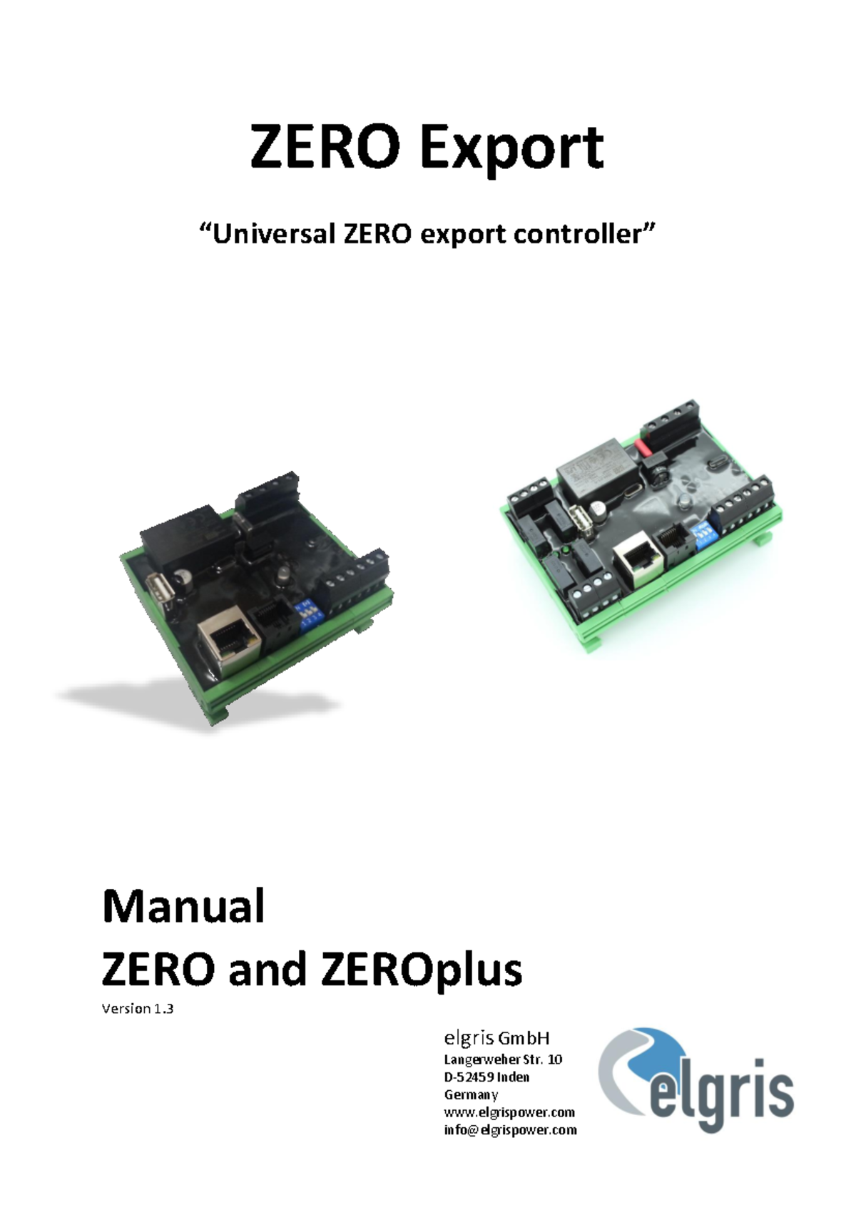 Hướng dẫn sử dụng ZERO Export Controller - Phiên bản 1.3 - Studocu