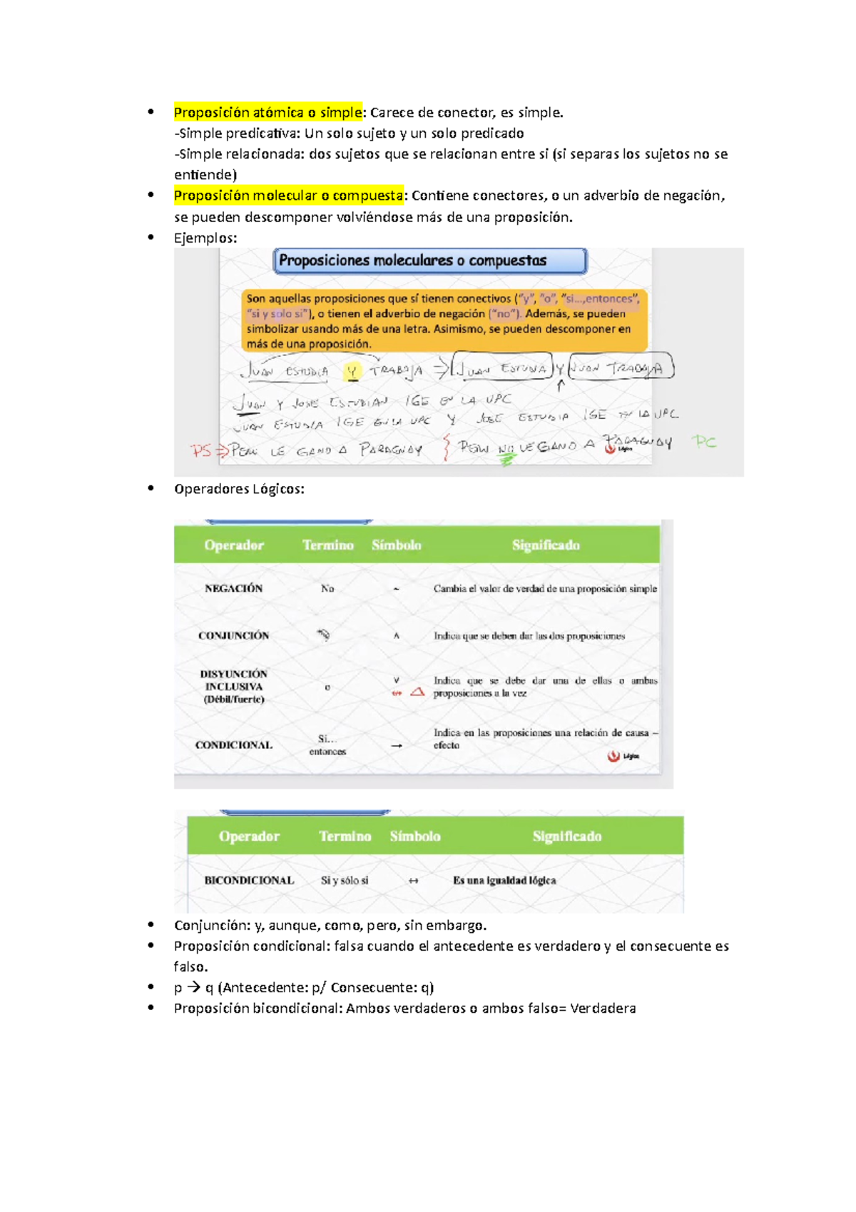 Clase de Logica semana 2(Proposiciones y evidencias) - Proposición ...