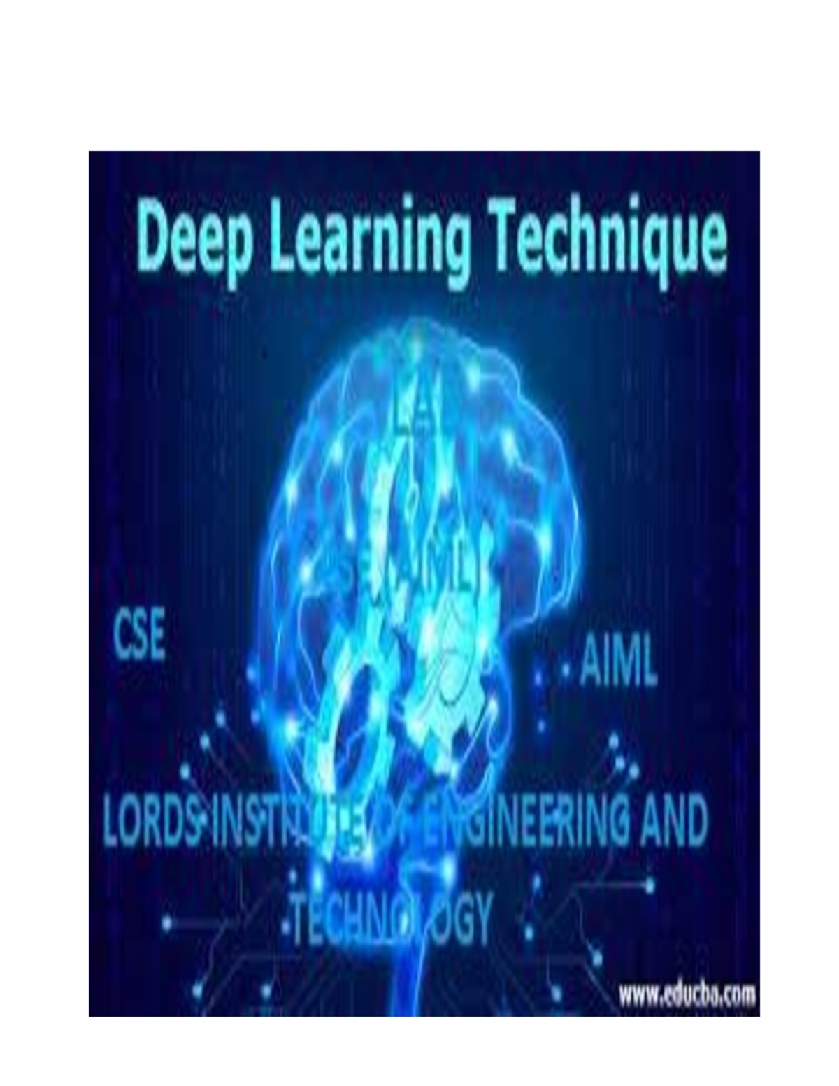 DLT LAB Mannual - LORDS INSTITUTE OF ENGINEERING & TECHNOLOGY Approved ...