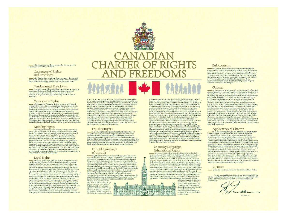 Canadian Charter of Rights and Freedoms: Key Insights and Limitations ...