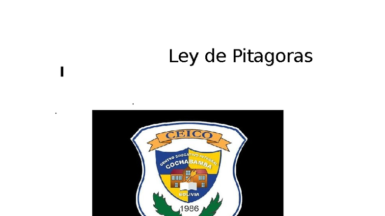 Demostración Práctica del Teorema de Pitágoras - 3° Sec. - Studocu