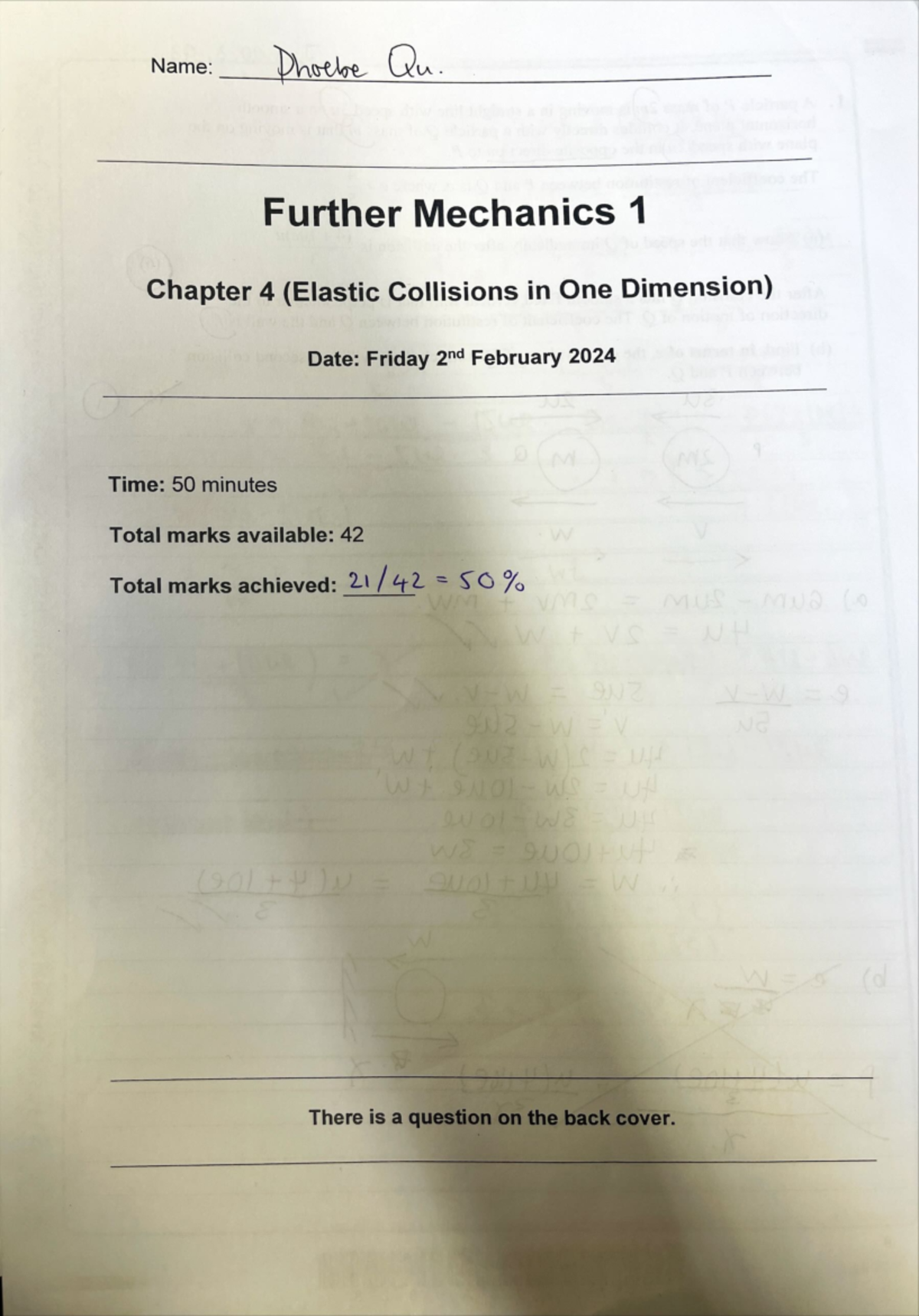 FM Edexcel Mechanics Study Guide - Studocu