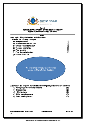 NS Grade 8 TERM 1 Baseline Assessment QP 2025 - Marks: 15 Time: 2 0 ...