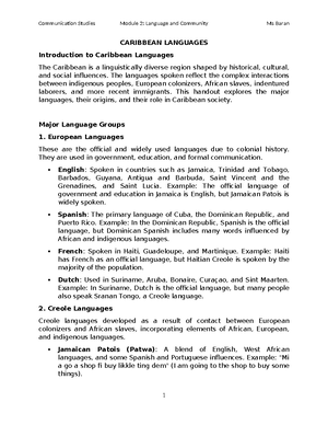 Caribb Studies 2022 P2 - past paper 2, essay questions - SECTION A ...