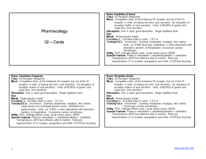 Pharma Antimicrob Cards - brain101 Name: Sulfisoxazole (Gantrisin ...