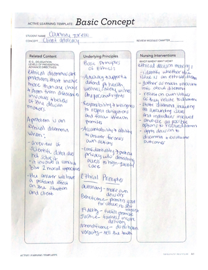 Basic Concept-client care - ACTIVE LEARNING TEMPLATES THERAPEUTIC ...