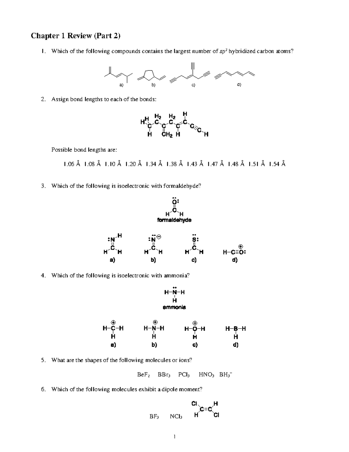 Chemistry Course CH101: Chapter 1 Review Answers & Key Concepts - Studocu