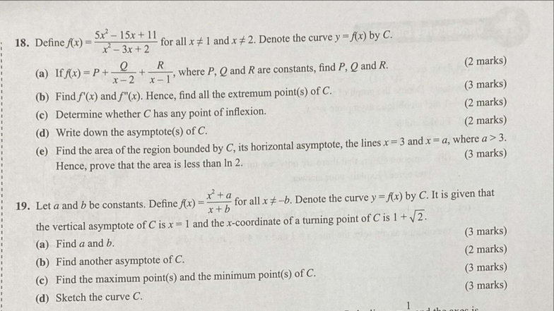 Differentiation and Curve Sketching Notes for Math 18 - Studocu