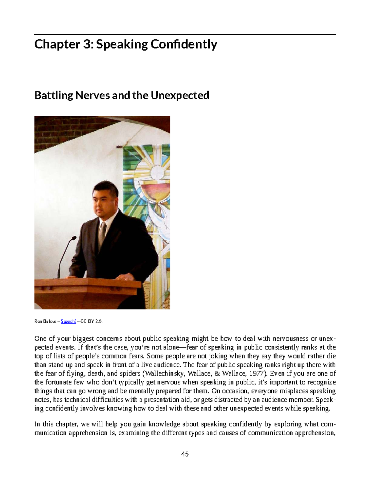 Chapter 3: Speaking Confidently - Overcoming Nerves & Challenges CC 2.0 - Studocu