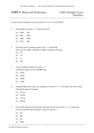 HIST2024 - Caribbean History Paper 02 General Proficiency Past Exam ...